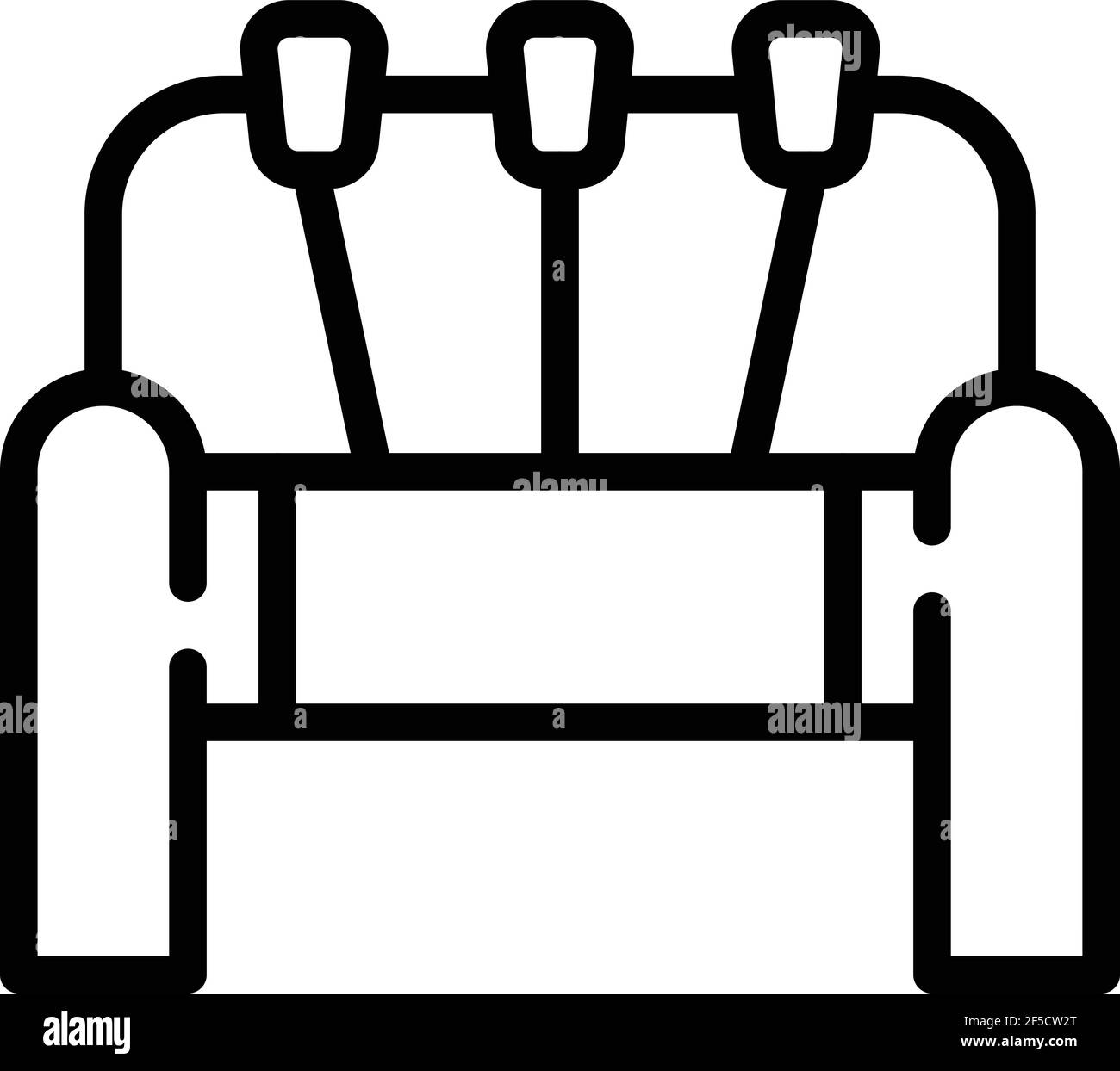 Loom machinery icon. Outline loom machinery vector icon for web design ...
