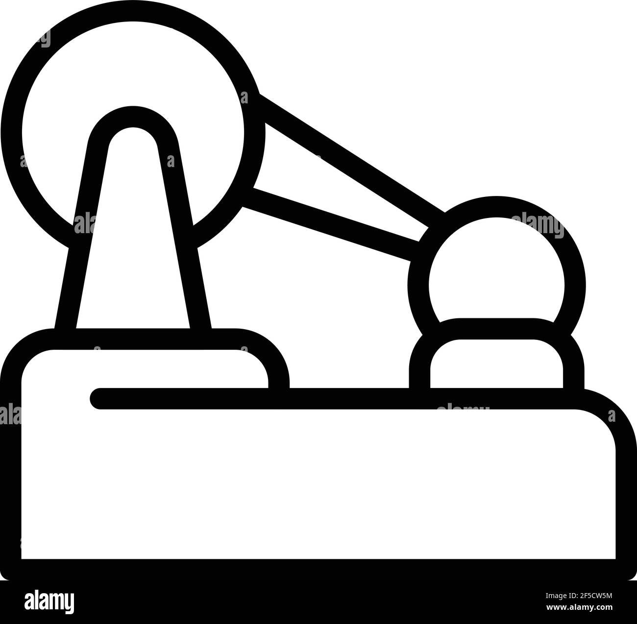 Clothes factory icon. Outline clothes factory vector icon for web ...