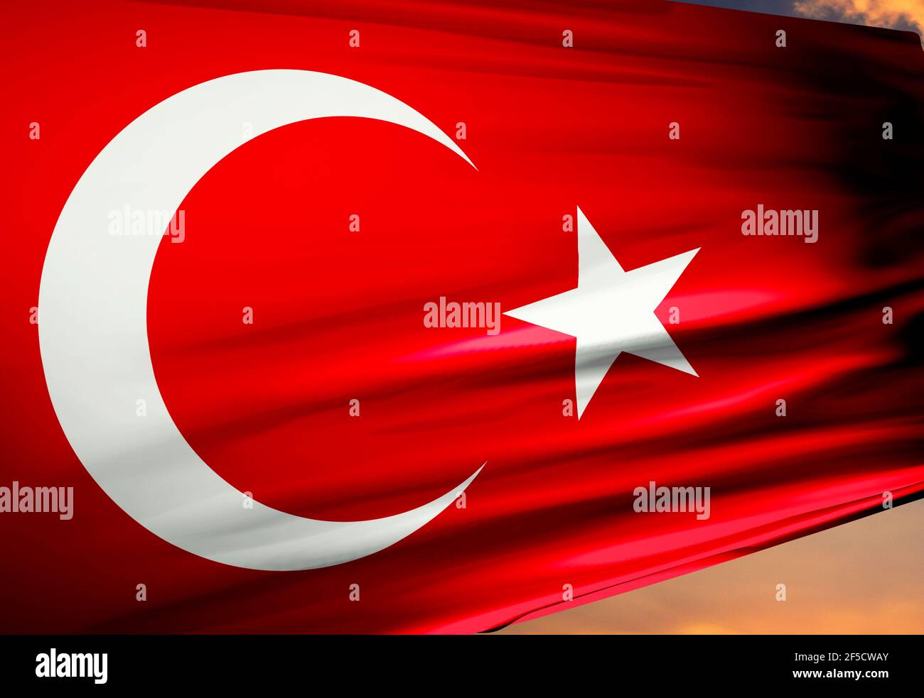 Turkish Flag, Turkey Stock Photo - Alamy