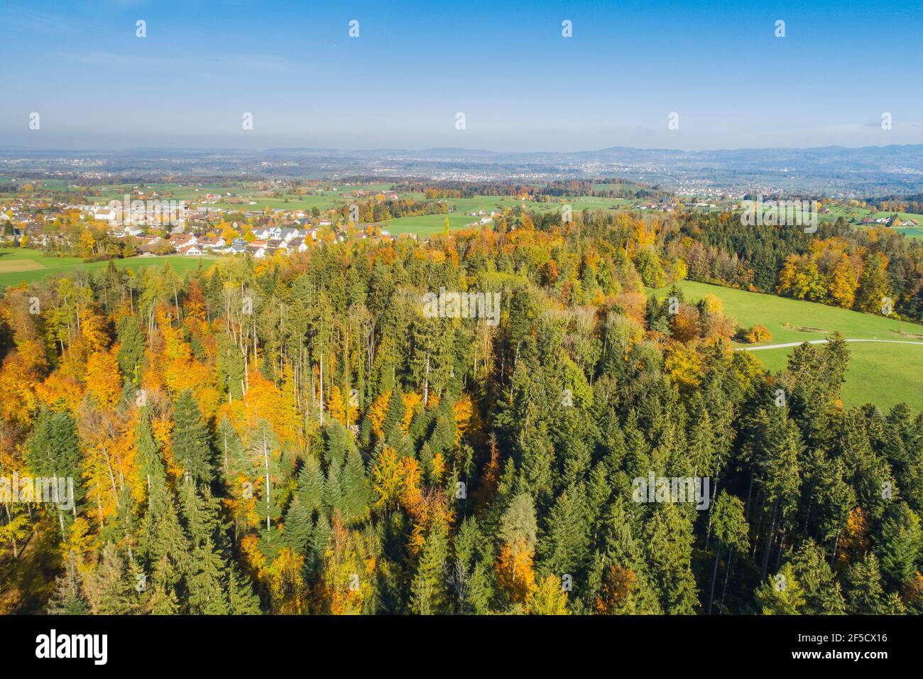 Aerial view zurich switzerland hi-res stock photography and images - Alamy