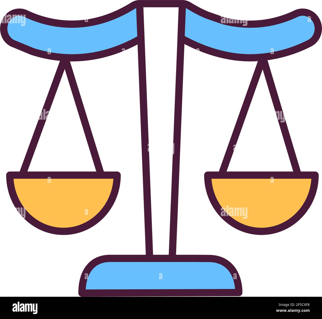 Justice RGB color icon Stock Vector Image & Art - Alamy