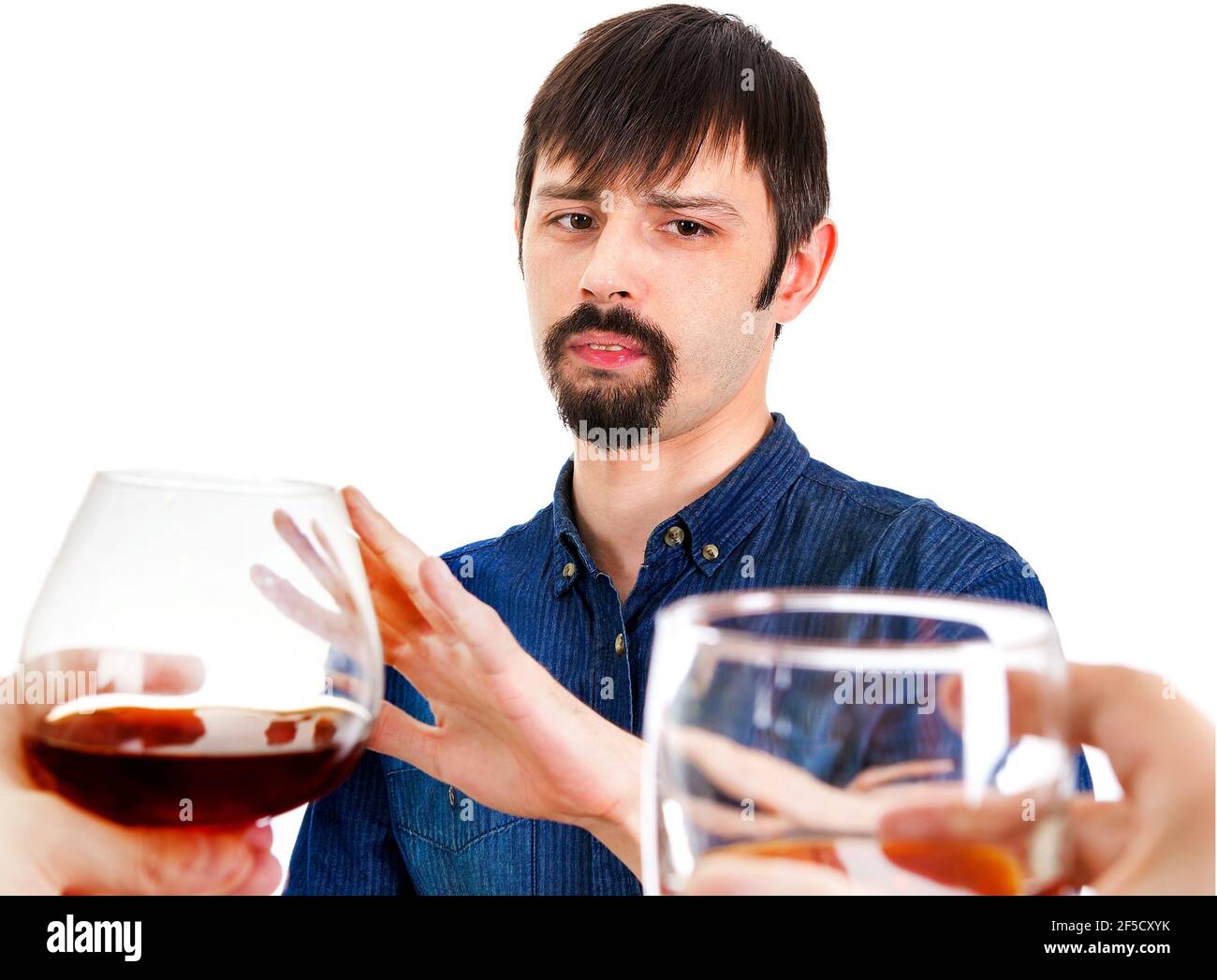 Alcohol hand refuse hi-res stock photography and images - Alamy