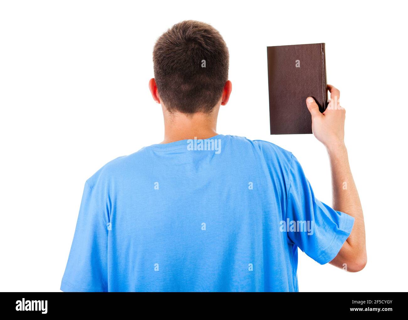 Blank white male head back hi-res stock photography and images - Alamy