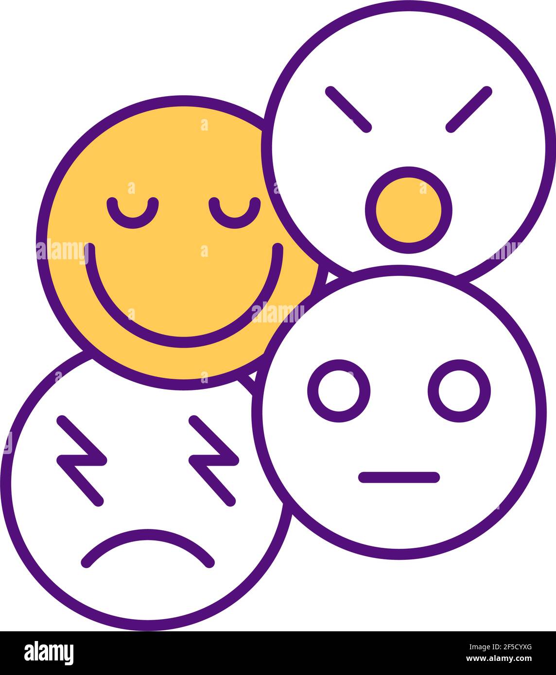 Emotional intelligence RGB color icon Stock Vector Image & Art - Alamy