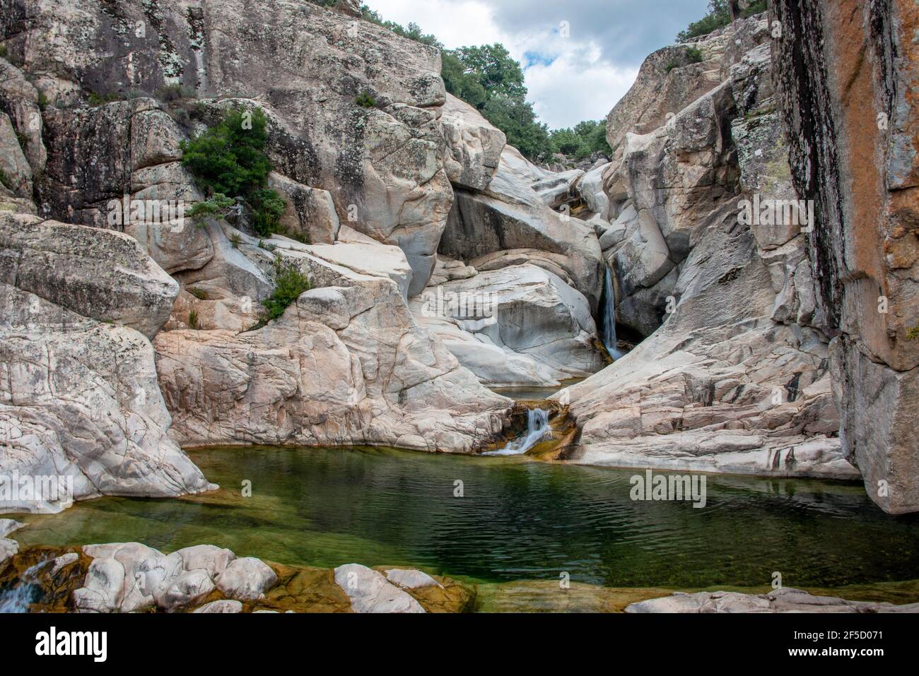 natural granite pools, Bau Mela waterfalls, Villagrande Strisaili ...