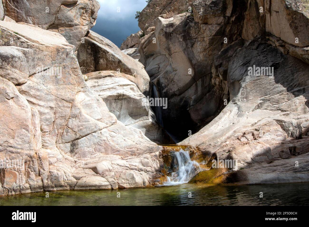 natural granite pools, Bau Mela waterfalls, Villagrande Strisaili ...