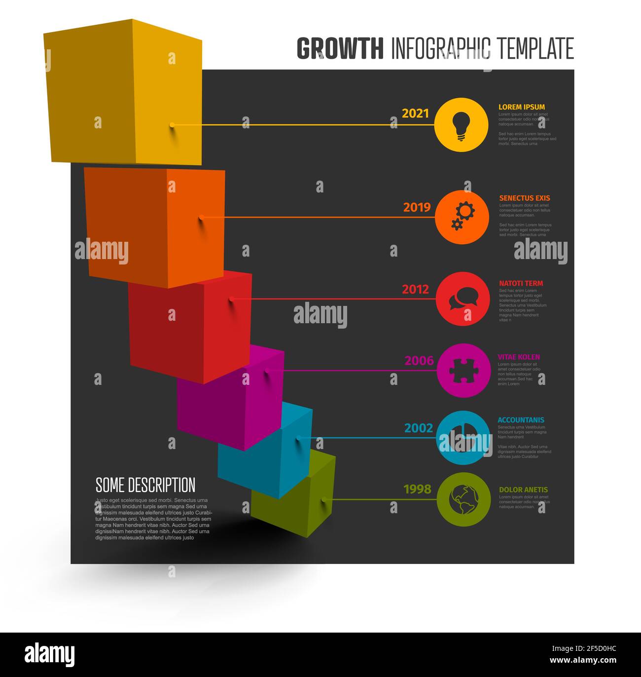 Vector multipurpose Infographic template made from color droplet ...