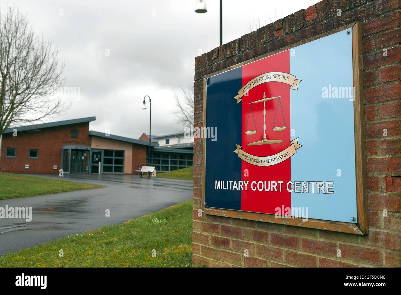 Military Court Centre, Bulford Barracks in Salisbury, Wiltshire, where ...