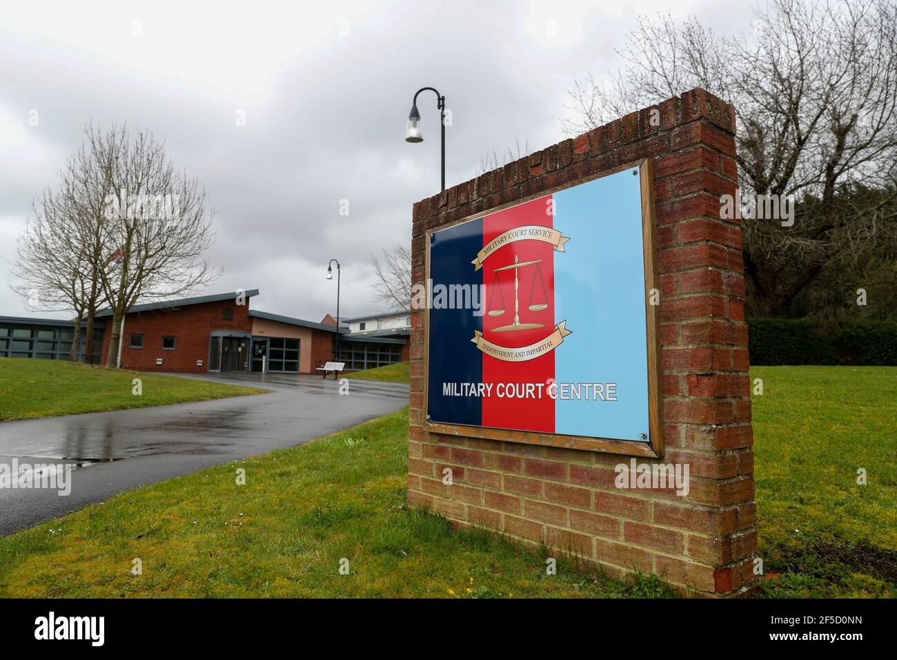 Military Court Centre, Bulford Barracks in Salisbury, Wiltshire, where ...