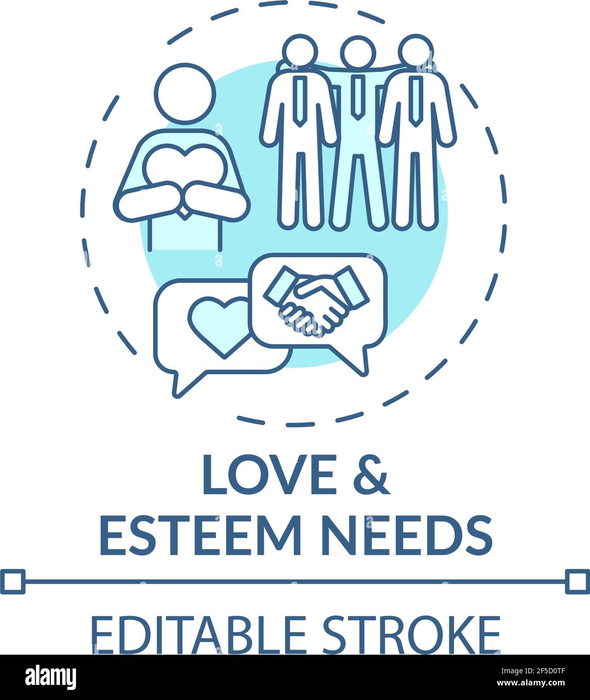 Love and esteem needs turquoise concept icon Stock Vector Image & Art ... Love and esteem needs turquoise concept icon Stock Vector Image & Art ...
