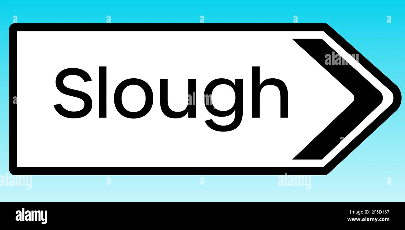 Slough berkshire sign hi-res stock photography and images - Alamy