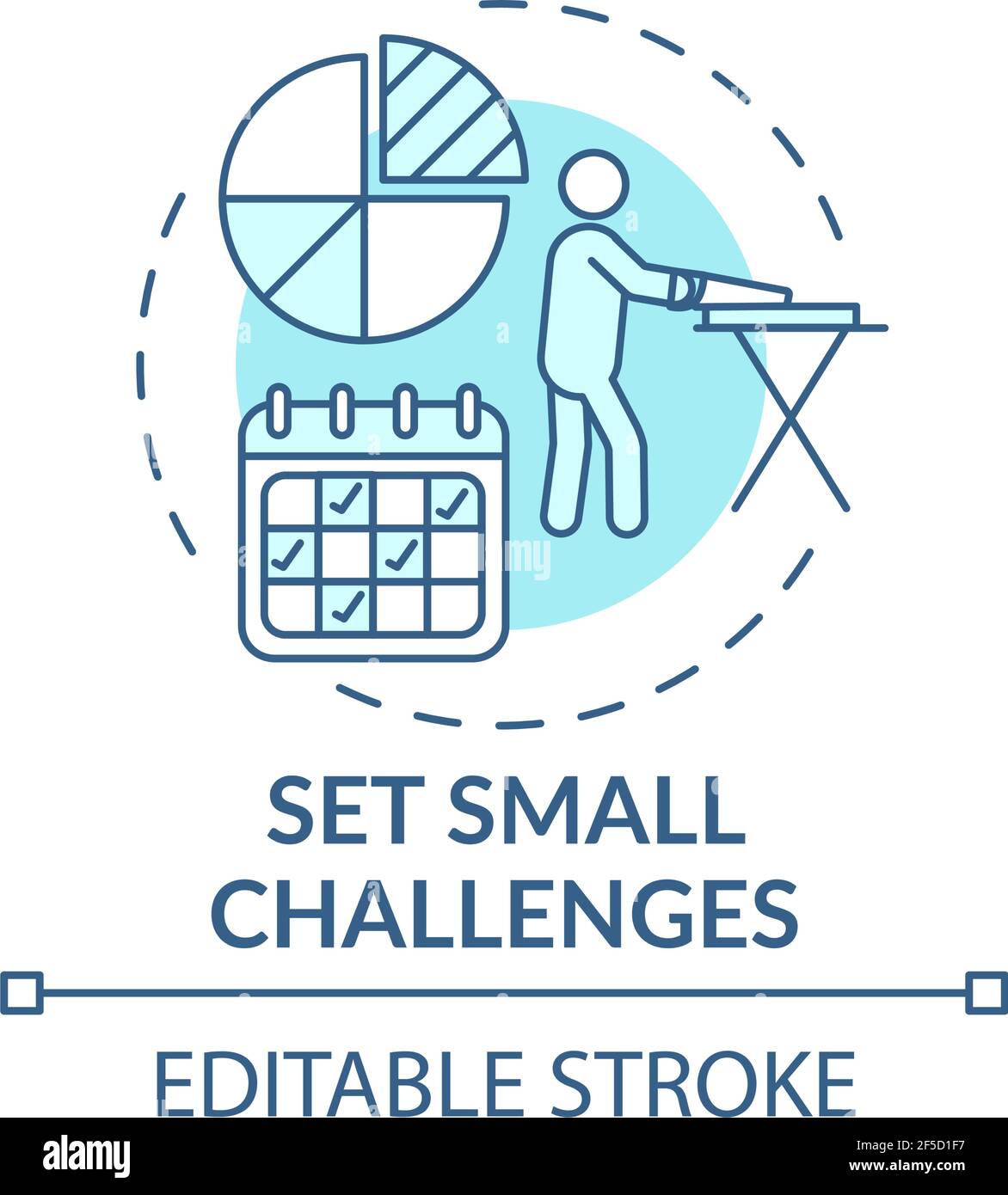 Personal challenges Stock Vector Images - Alamy