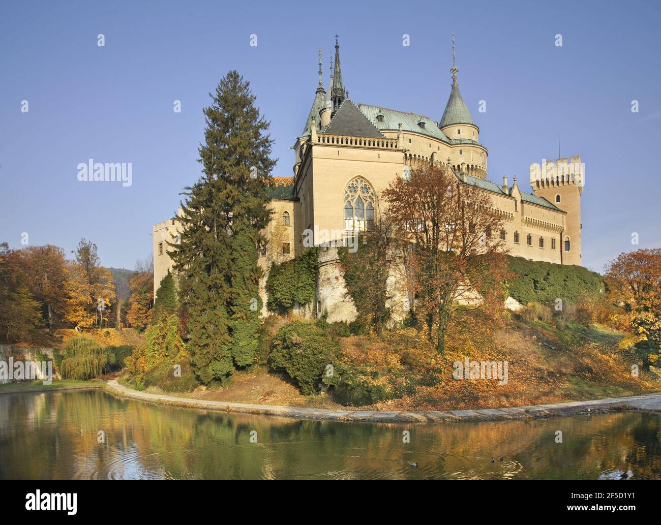 Bojnice castle. Slovakia Stock Photo - Alamy