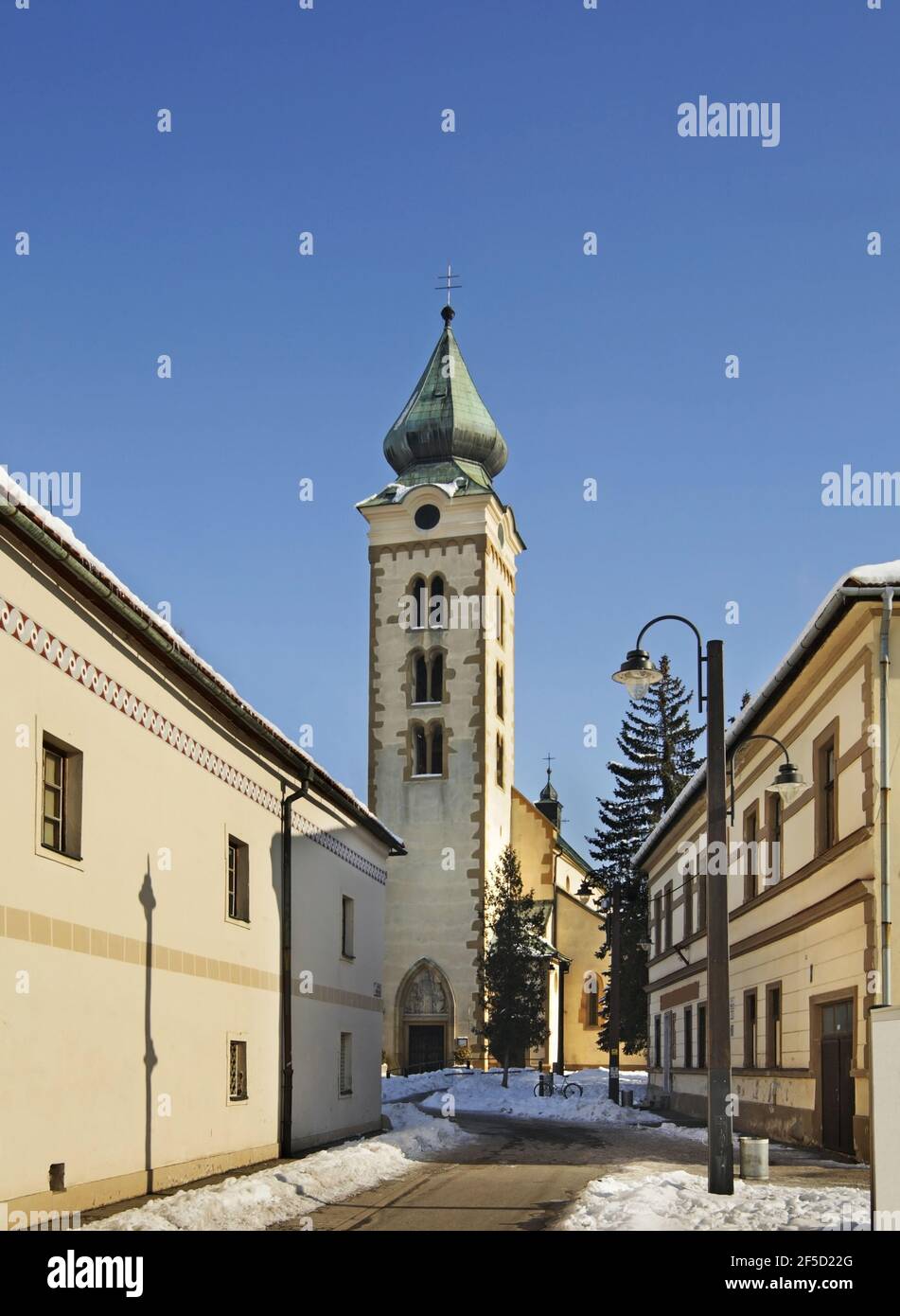 Church of St. Nicholas in Liptovsky Mikulas. Slovakia Stock Photo - Alamy