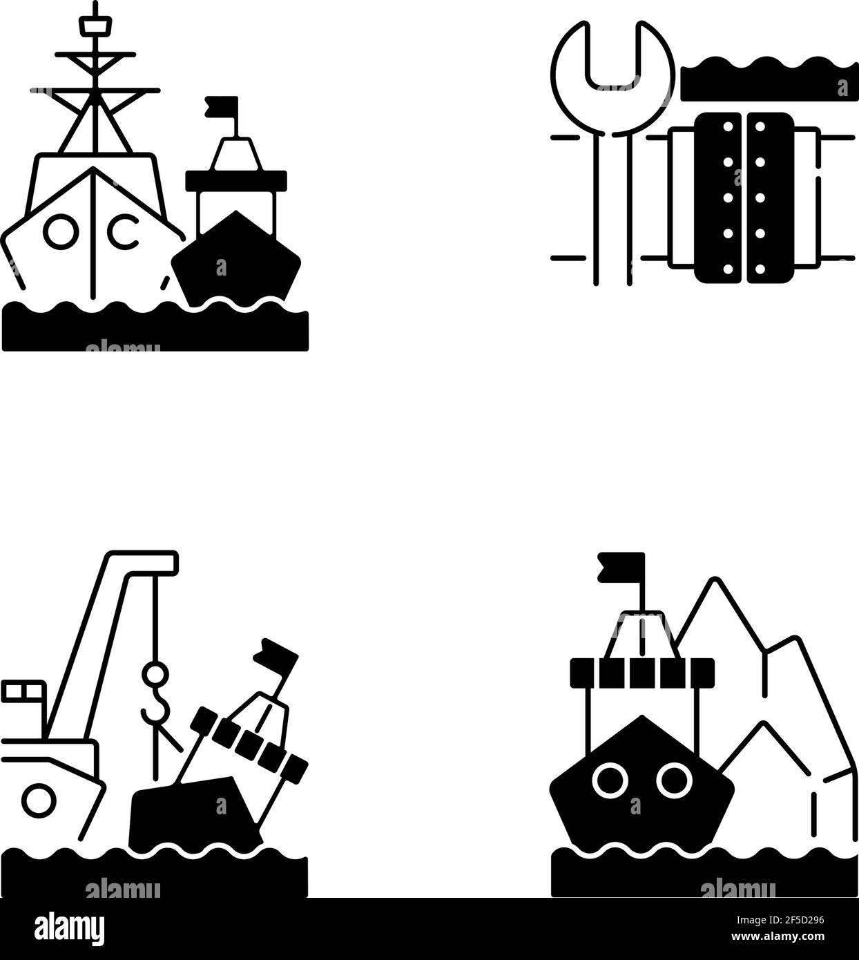 Maritime salvage Stock Vector Images - Alamy