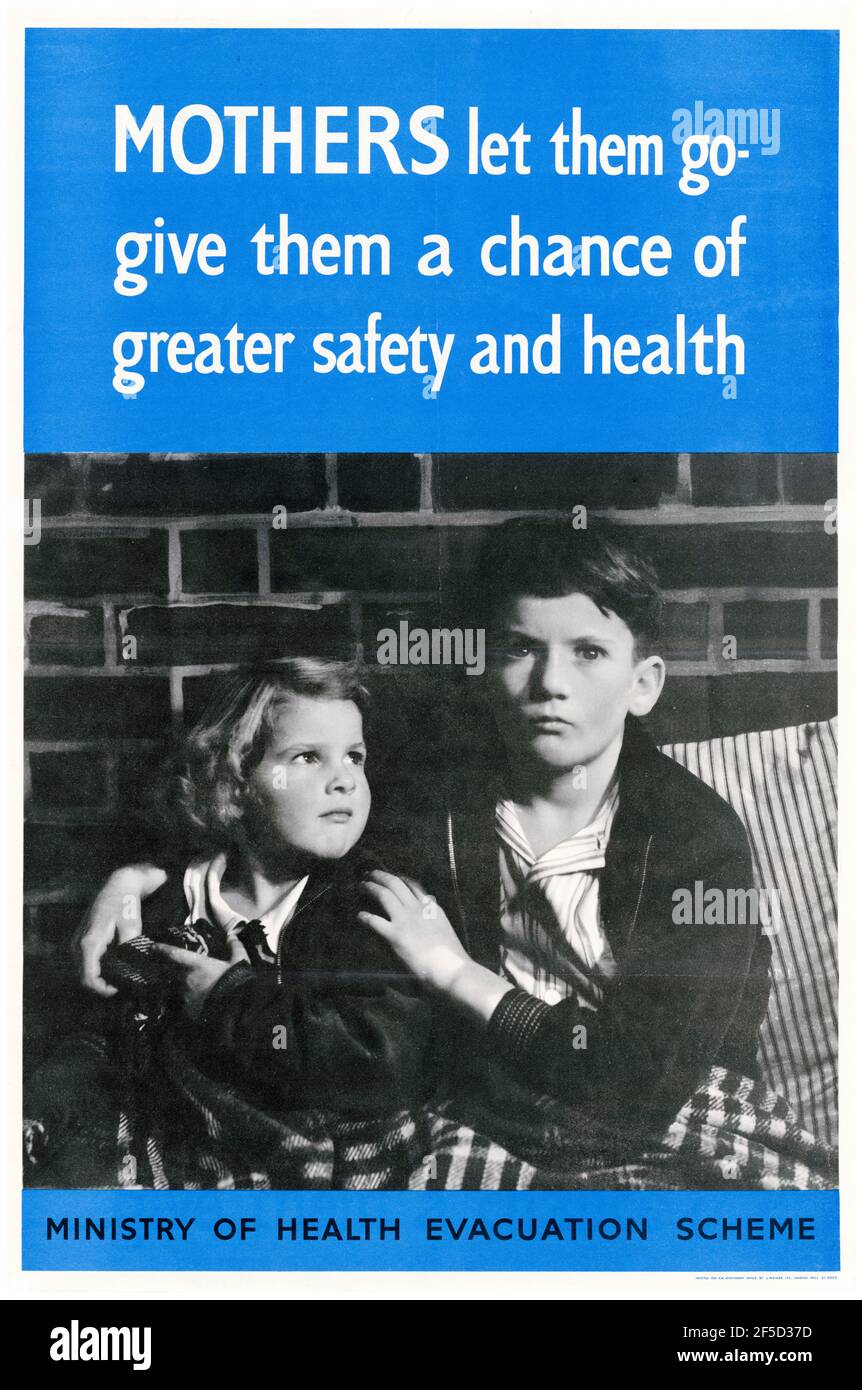 World war two children evacuees hi-res stock photography and images - Alamy