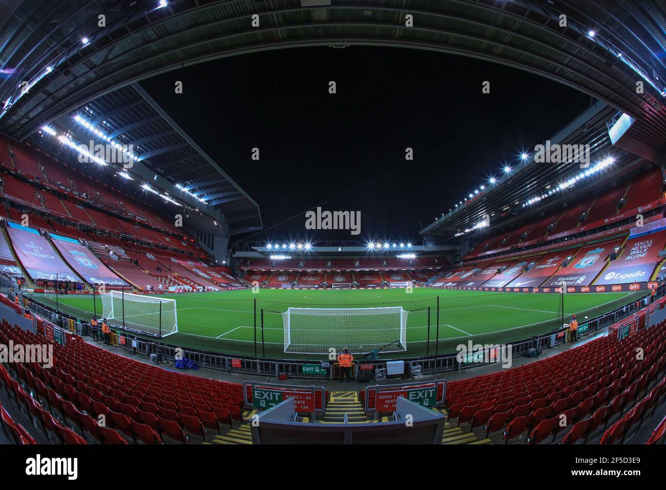 A general view of Anfield Stock Photo - Alamy