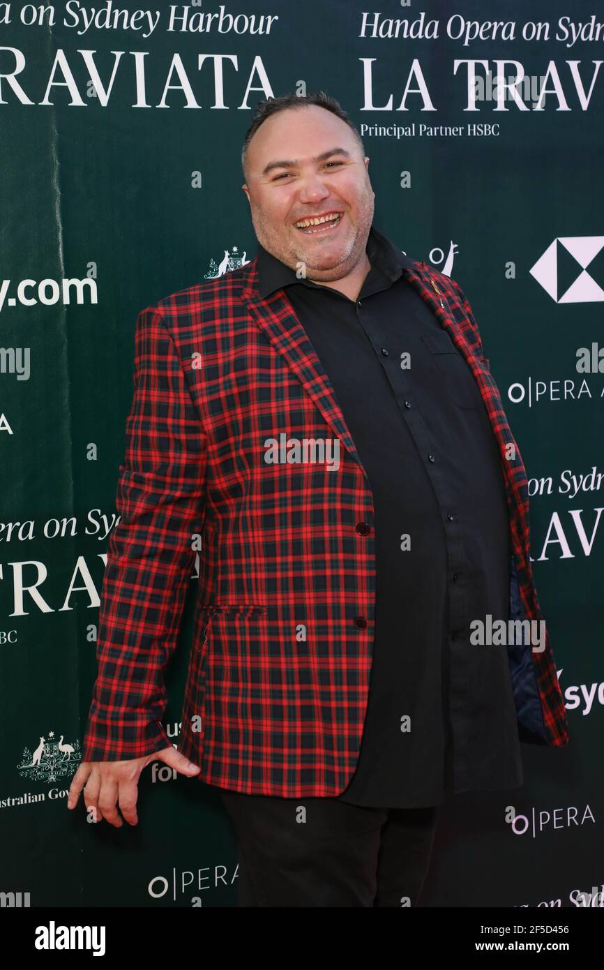 Sydney, Australia. 26th Mar, 2021. Trevor Ashley arrives on the red ...