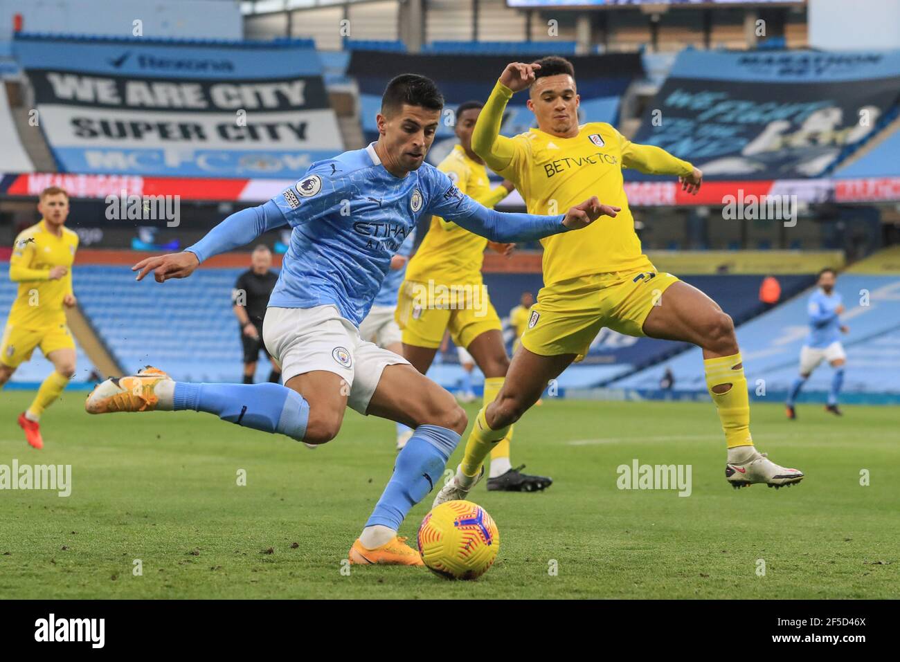 Joao cancelo manchester city fulham hi-res stock photography and images ...