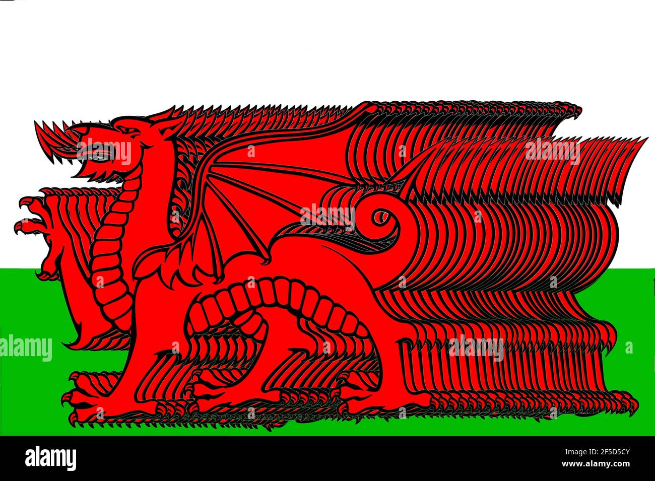 Welsh Dragon Illustration High Resolution Stock Photography and Images ...
