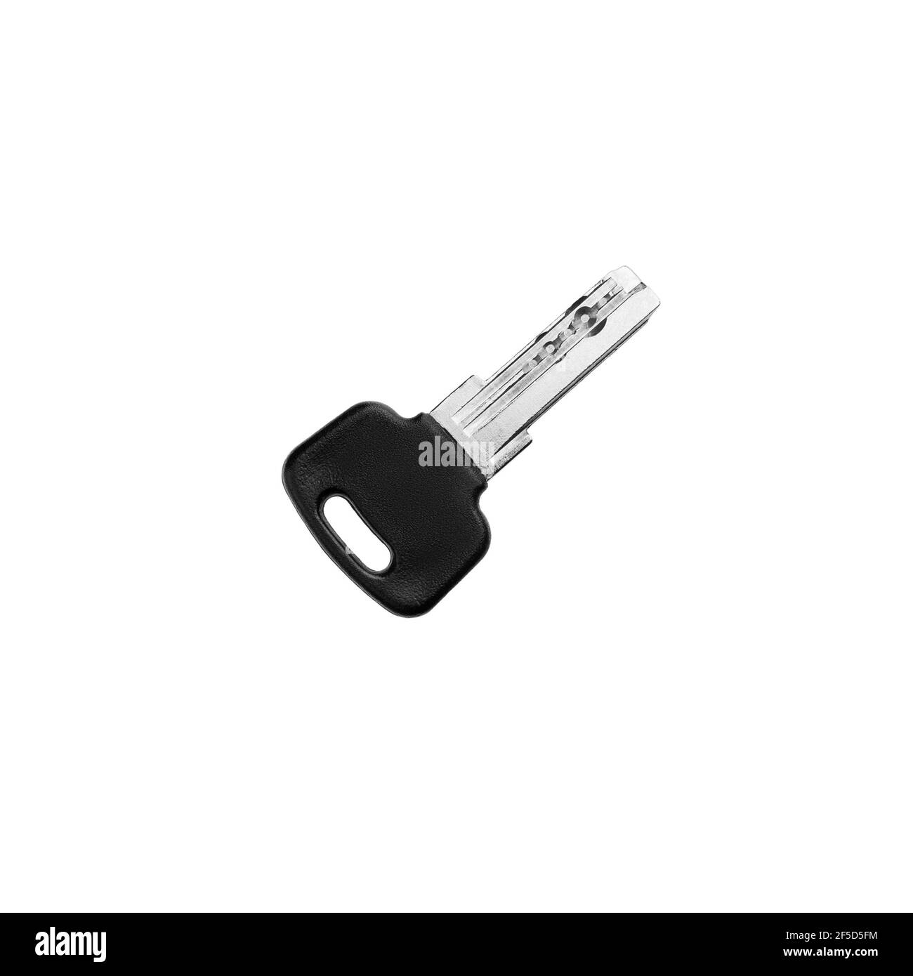 House door lock key on white background isolated close up, single ...
