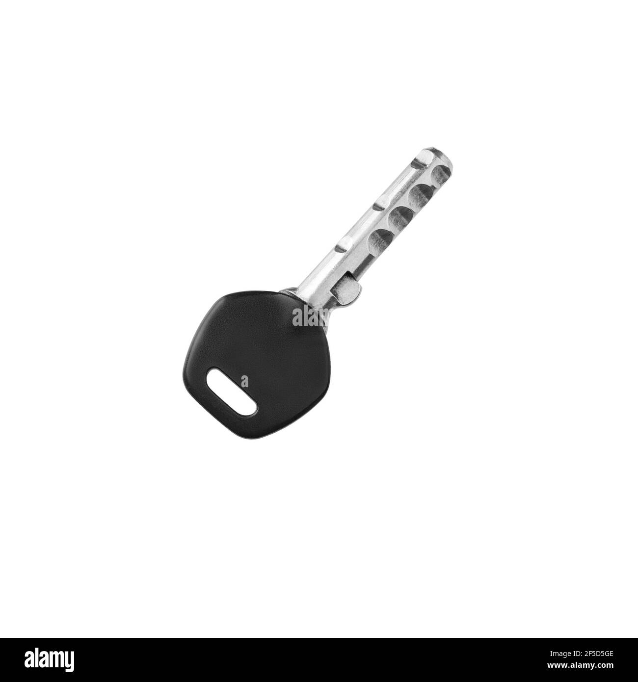 House door lock key on white background isolated close up, single ...
