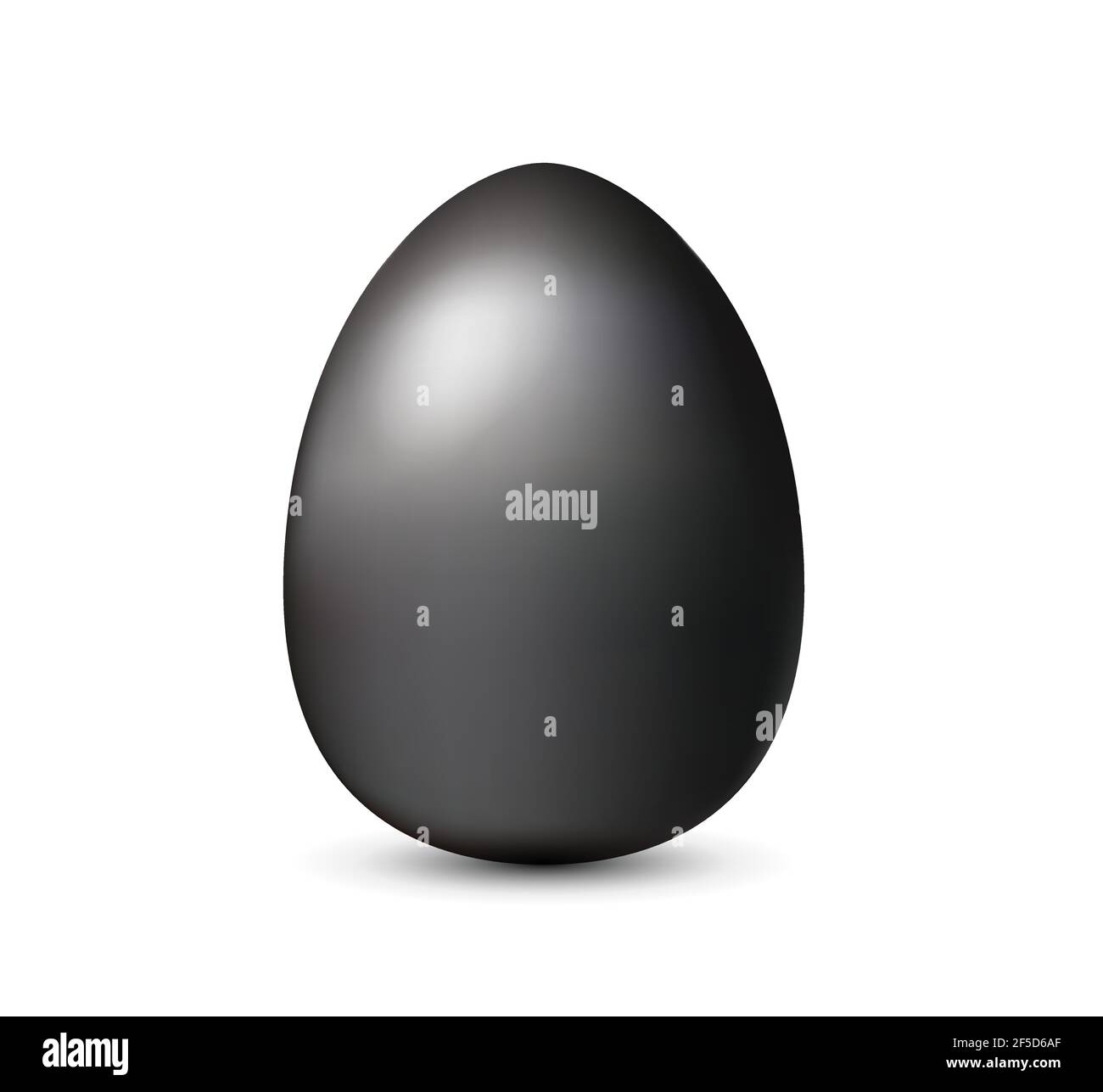 Black egg vector isolated on white background. Egg vector illustration ...