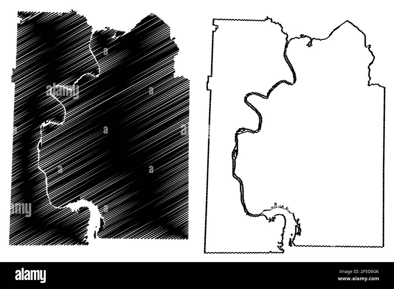 Hardin tennessee map vector vectors hi-res stock photography and images ...