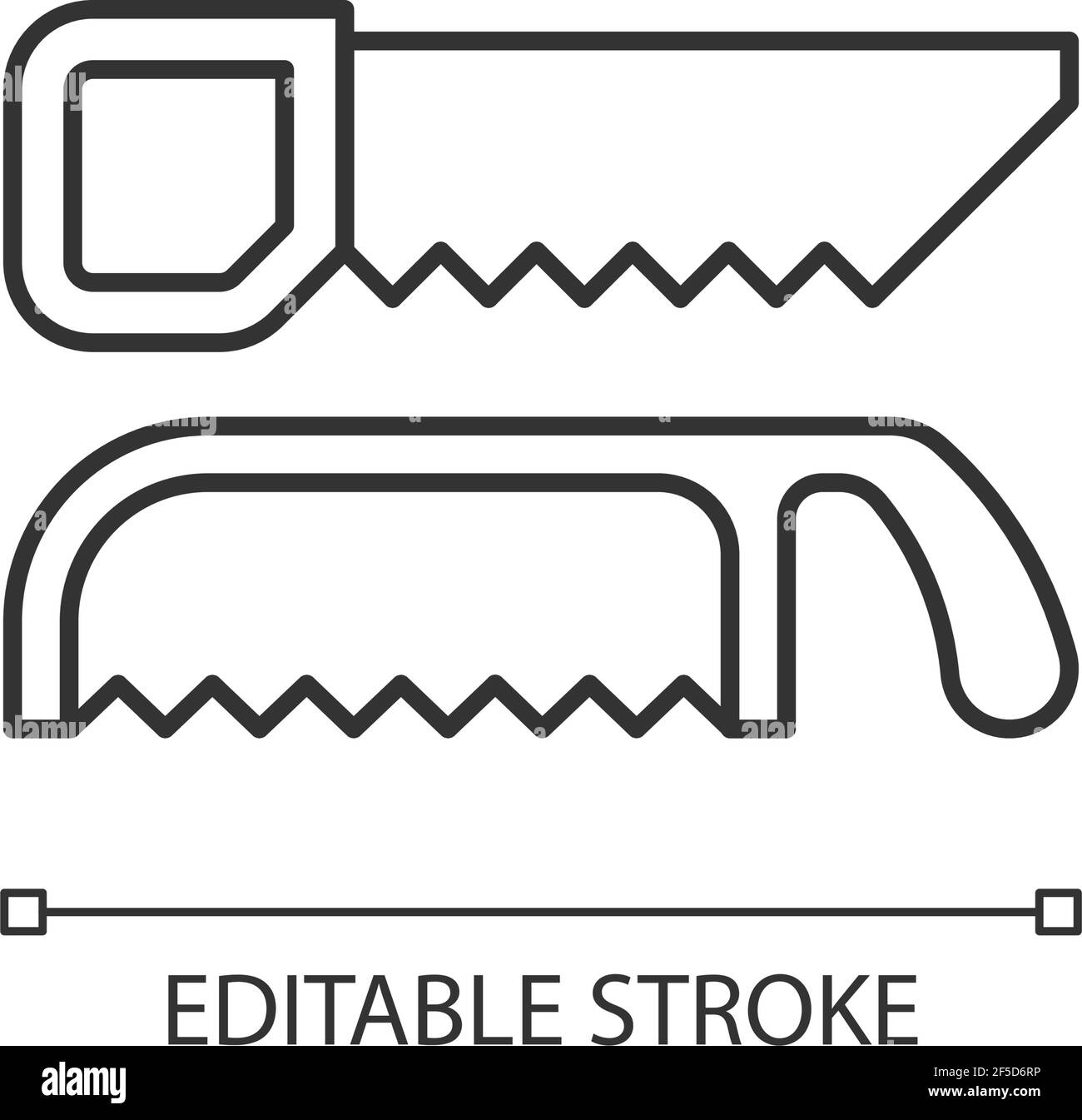 Saws linear icon Stock Vector Image & Art - Alamy