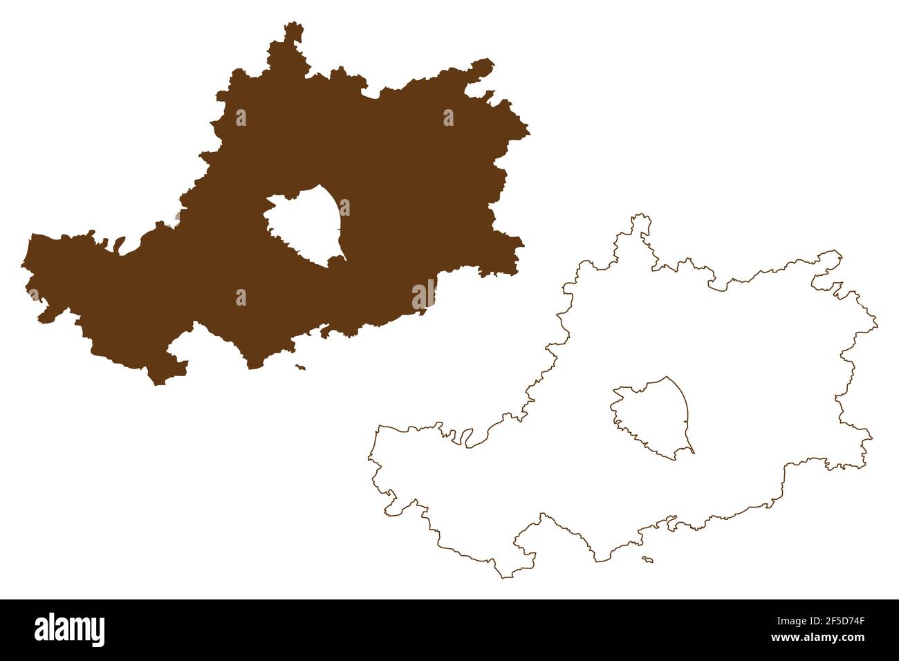 Map of bamberg hi-res stock photography and images - Alamy