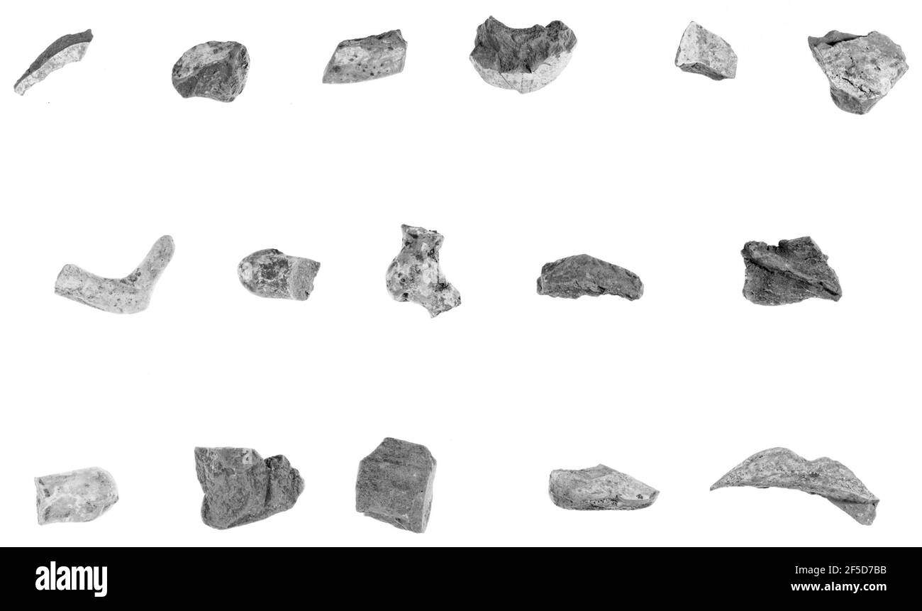 Archaeological find fragment ancient Black and White Stock Photos ...