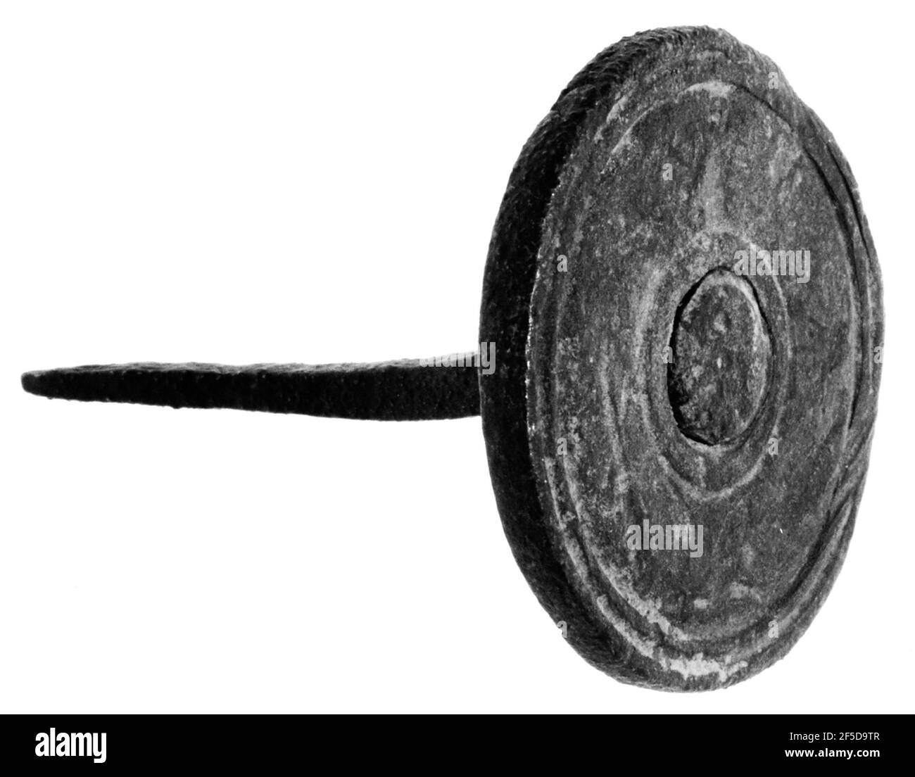 Disc with Projecting Nail. Unknown Stock Photo - Alamy