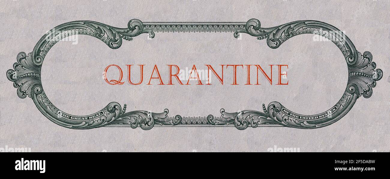 Red Quarantine Sign