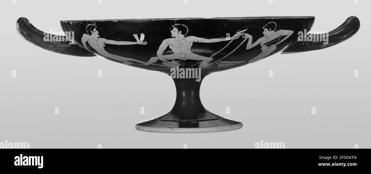 Attic Red-Figure Kylix. Attributed to Dokimasia Painter (Greek (Attic ...