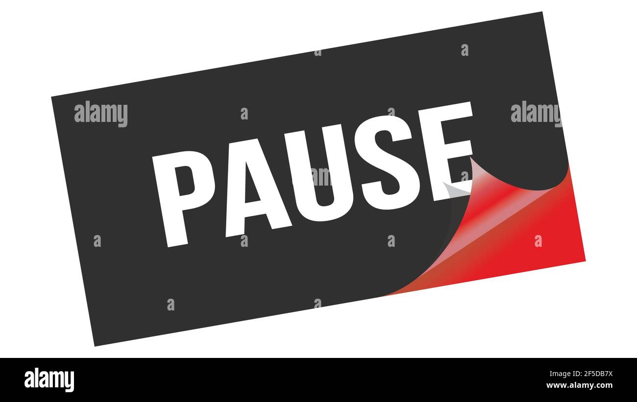 Pause stamp hi-res stock photography and images - Alamy