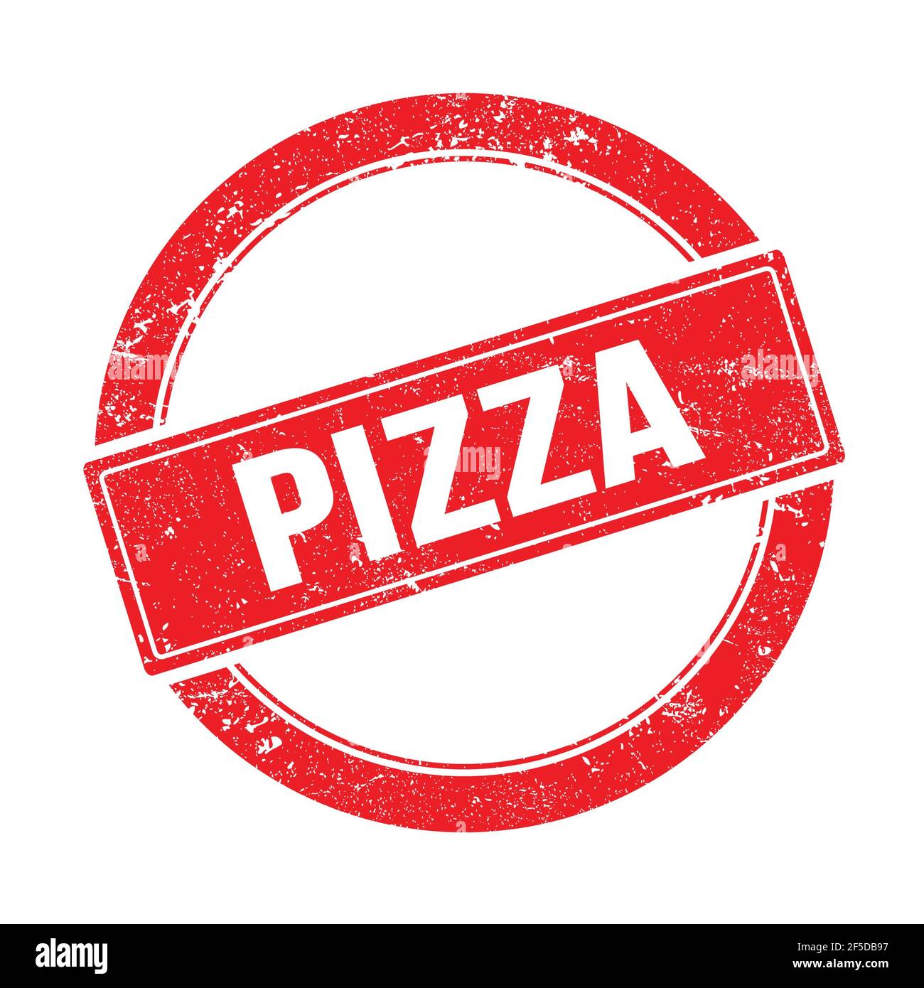 Pizza stamp sign seal Cut Out Stock Images & Pictures - Alamy