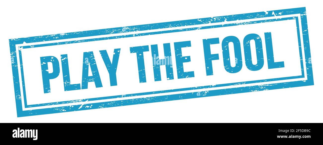 Play the fool stamp hi-res stock photography and images - Alamy