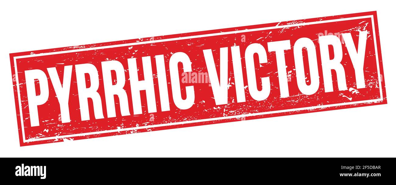 Pyrrhic victory hi-res stock photography and images - Alamy