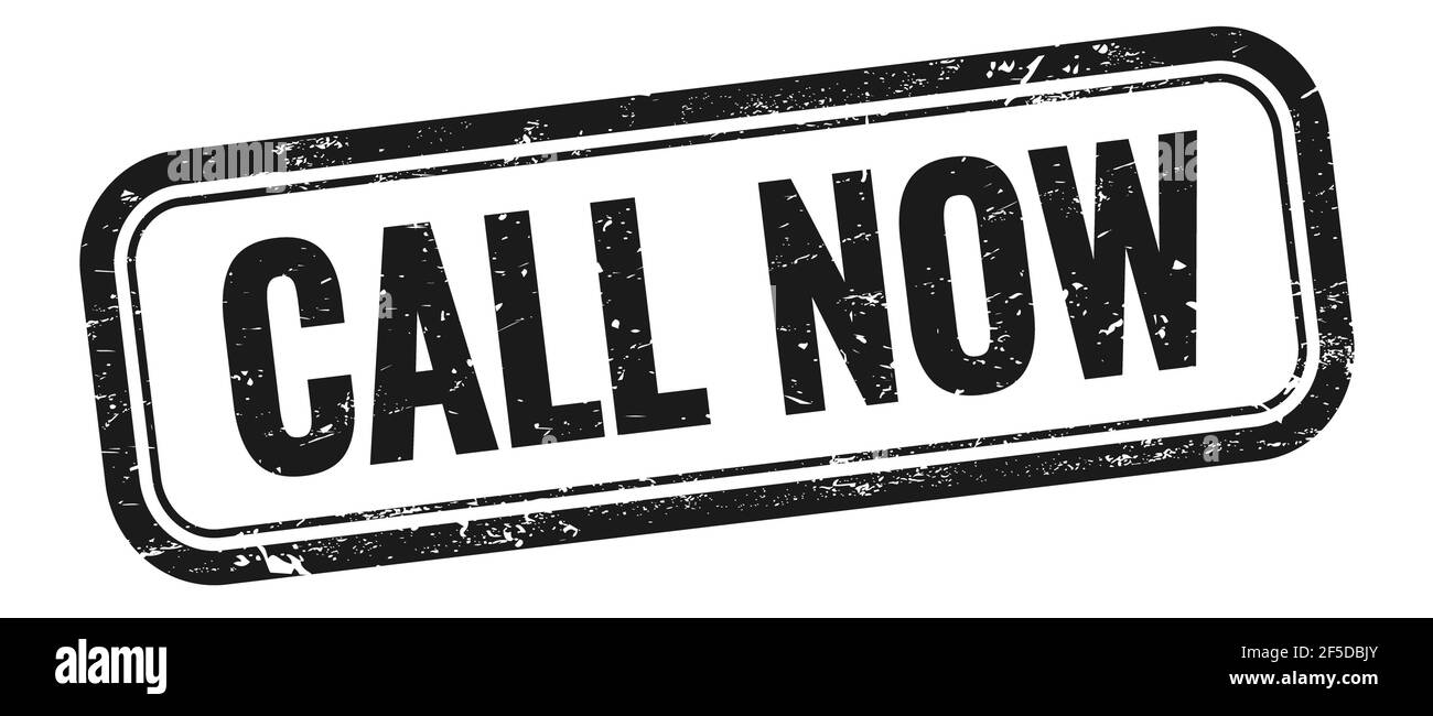 Call now rubber stamp hi-res stock photography and images - Alamy