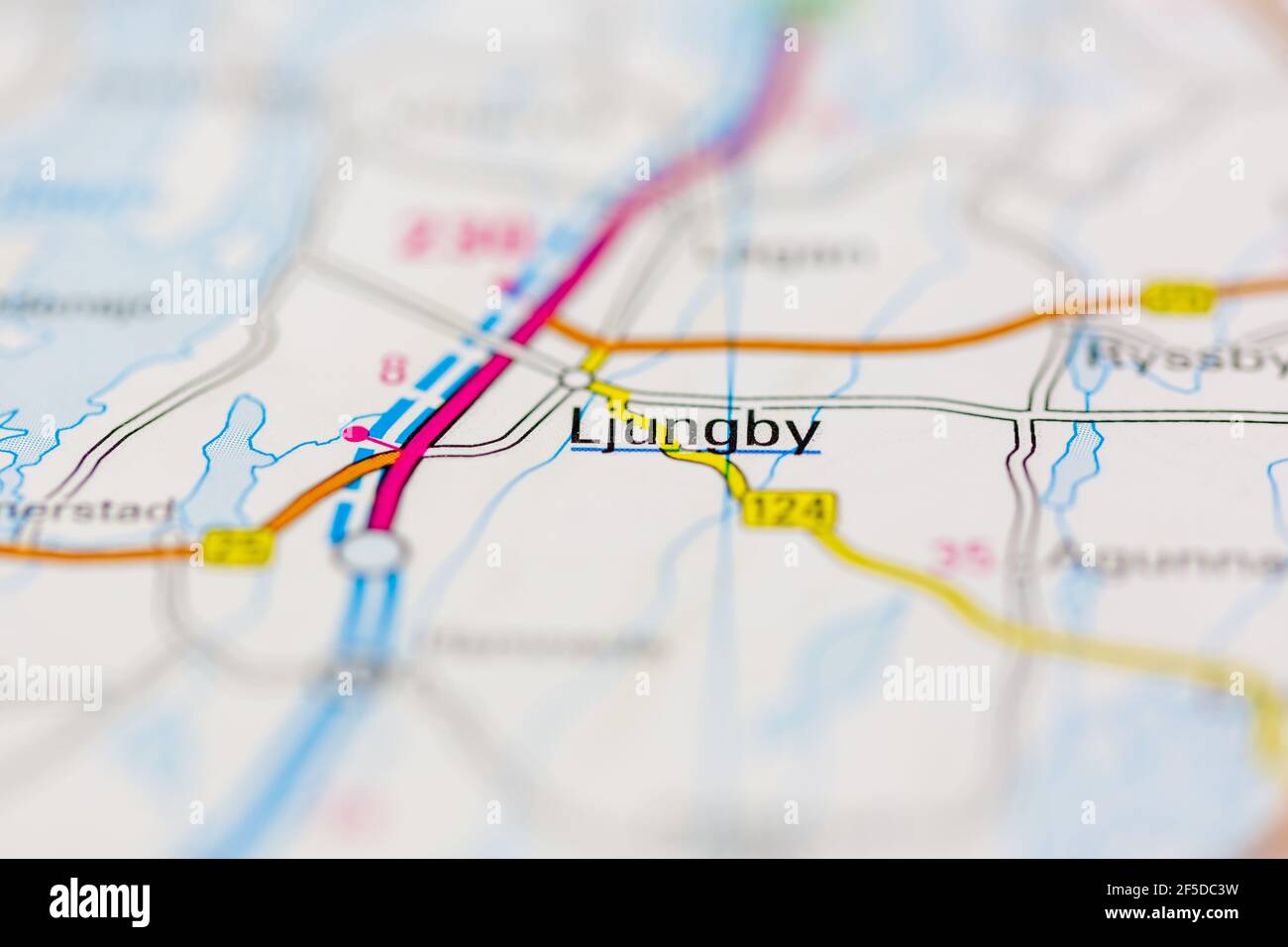 Map of ljungby hi-res stock photography and images - Alamy