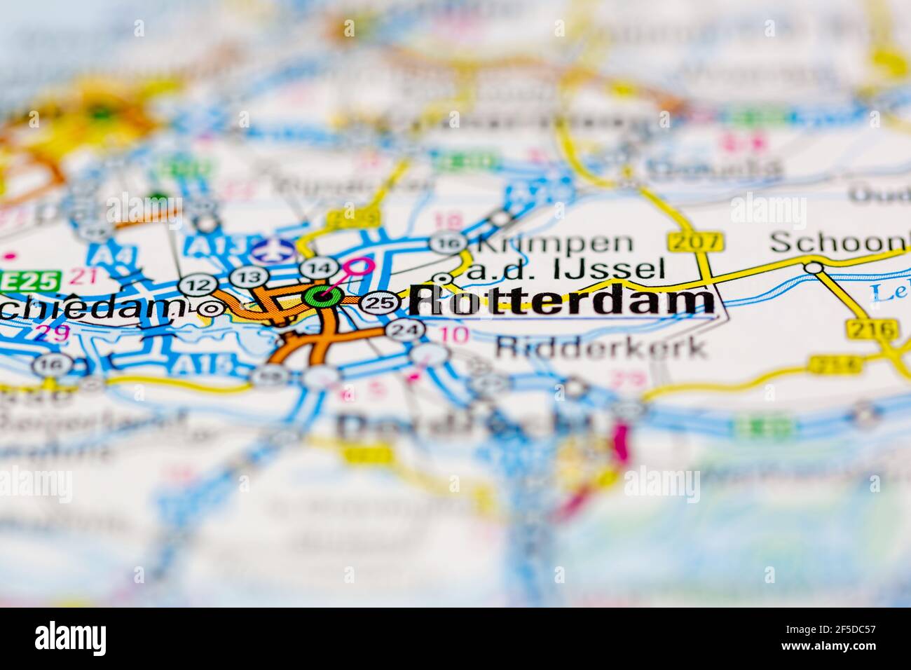 Map of rotterdam hi-res stock photography and images - Alamy