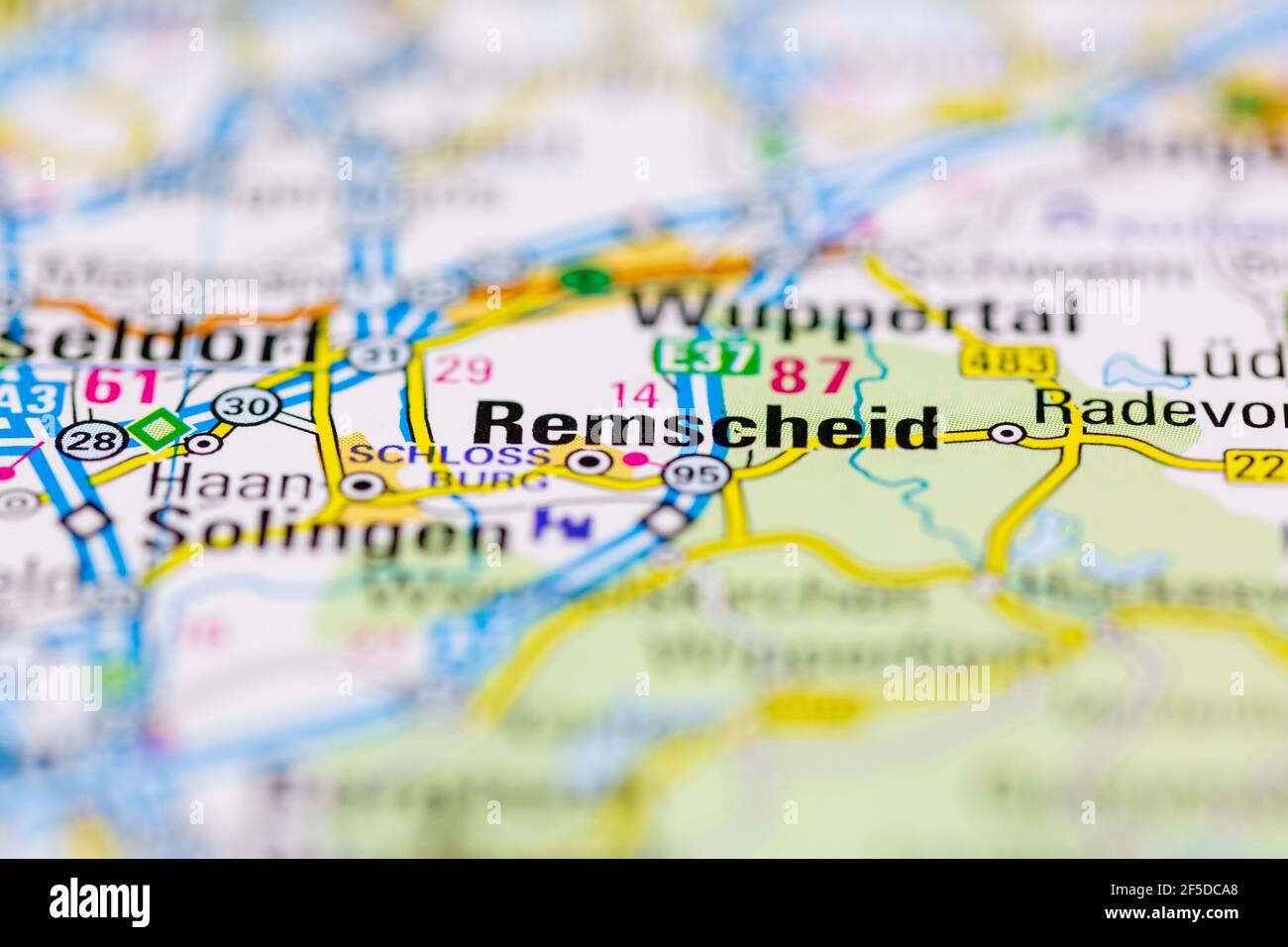 Map of remscheid hi-res stock photography and images - Alamy