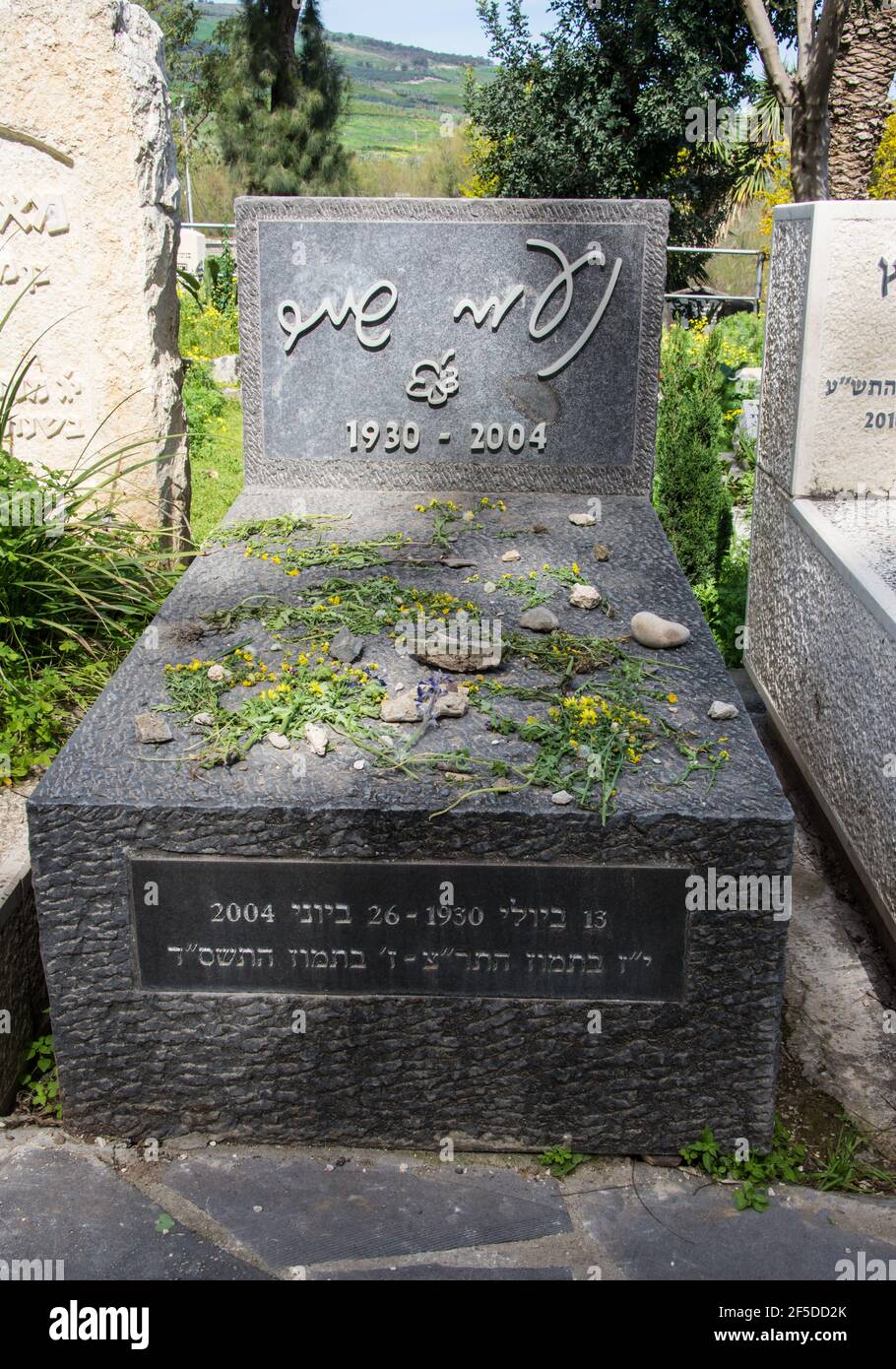 Grave of Naomi Shemer, Israeli song writer Stock Photo - Alamy