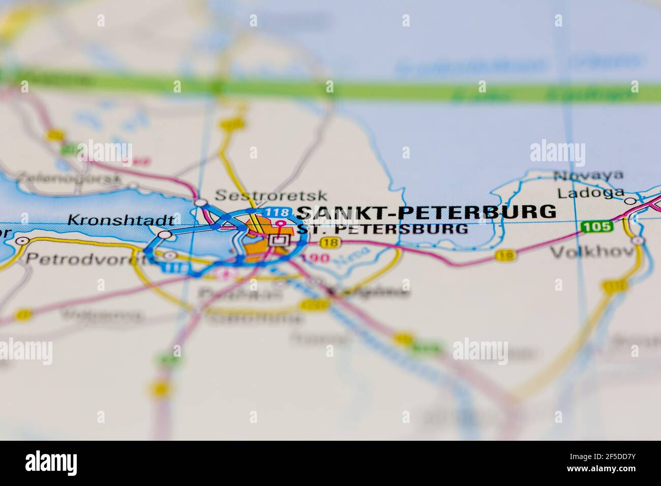 Map of st petersburg hi-res stock photography and images - Alamy