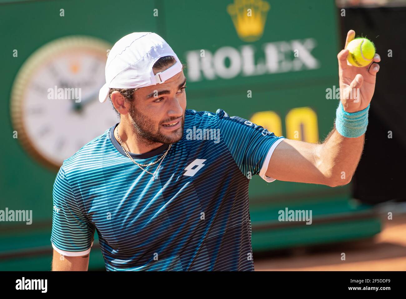 Matteo Berrettini during a match in Rome Stock Photo - Alamy