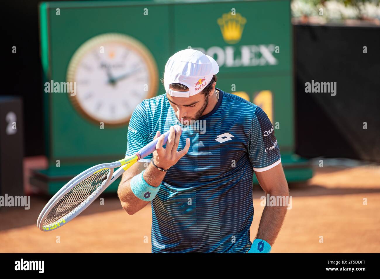 Matteo Berrettini during a match in Rome Stock Photo - Alamy