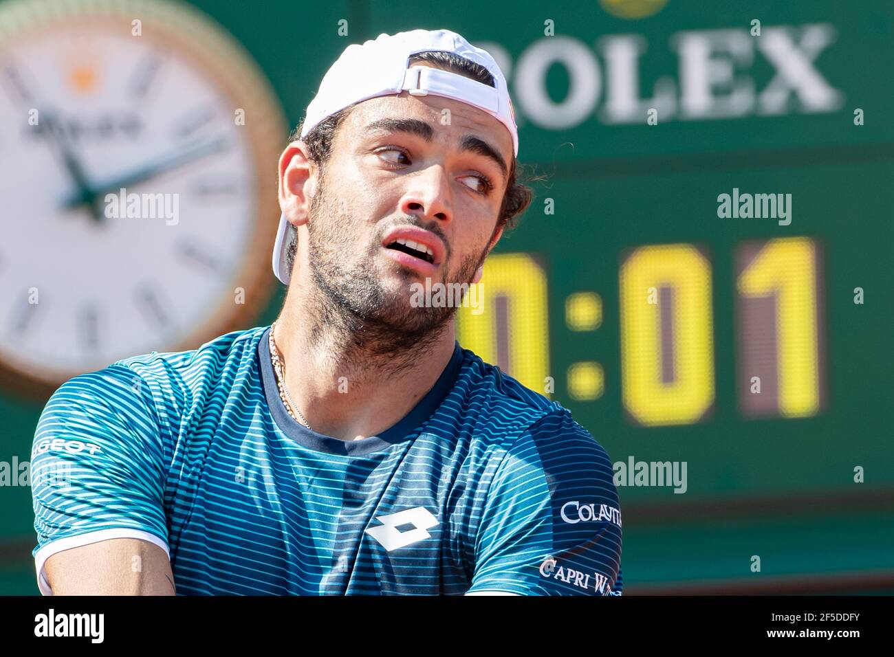 Matteo Berrettini during a match in Rome Stock Photo - Alamy