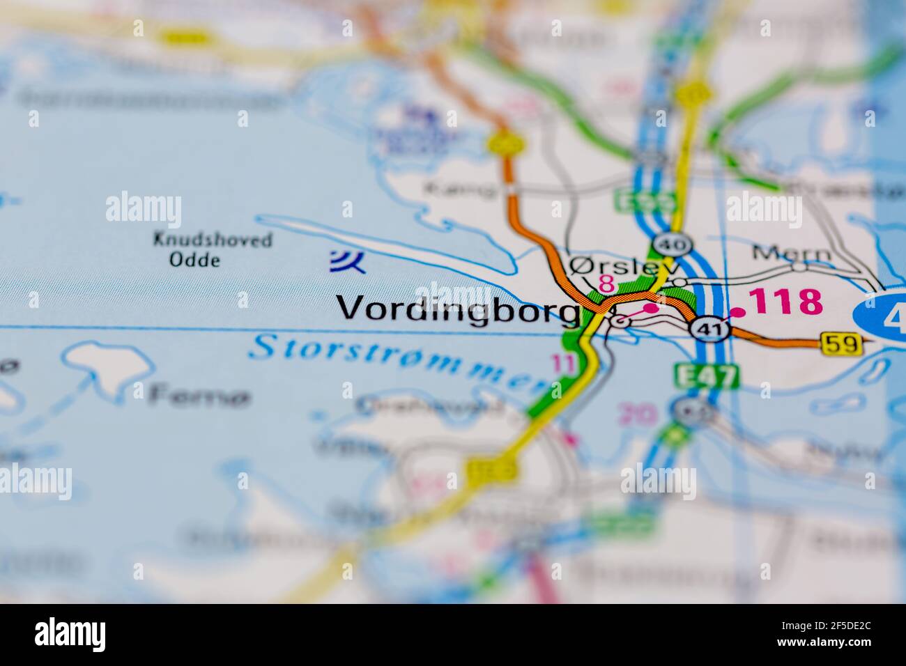 Vordingborg map hi-res stock photography and images - Alamy