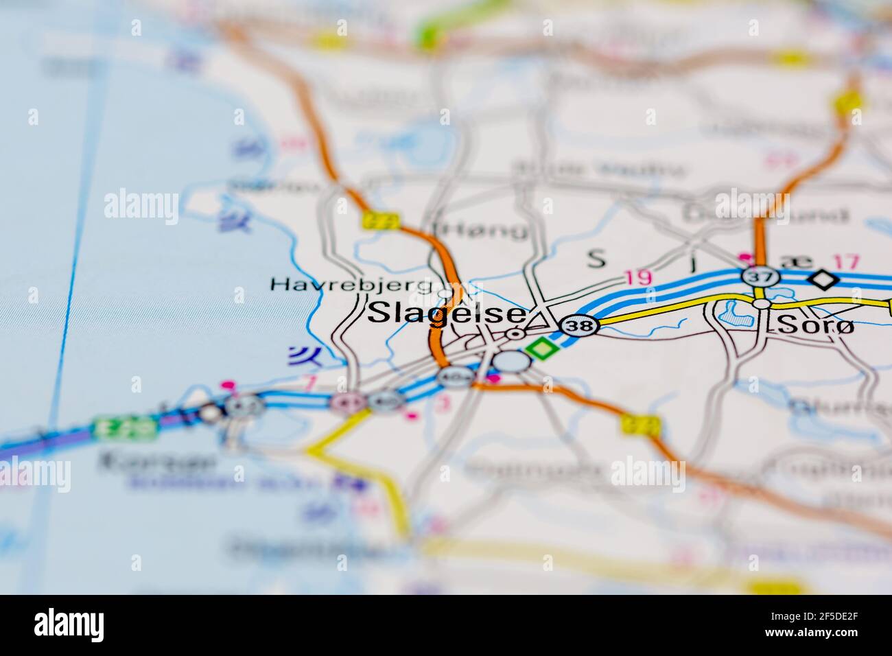 Map of slagelse hi-res stock photography and images - Alamy