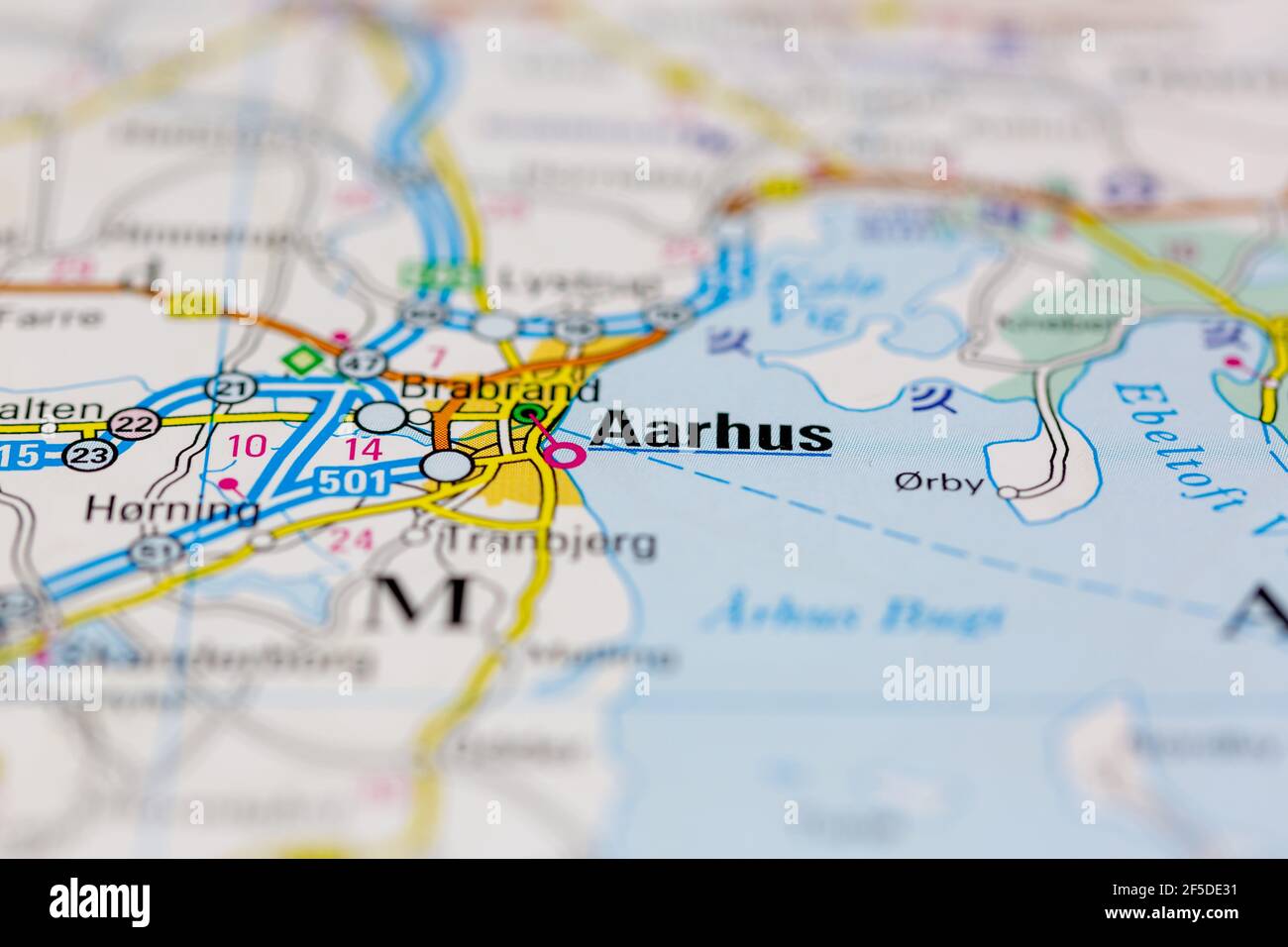 Aarhus map hi-res stock photography and images - Alamy